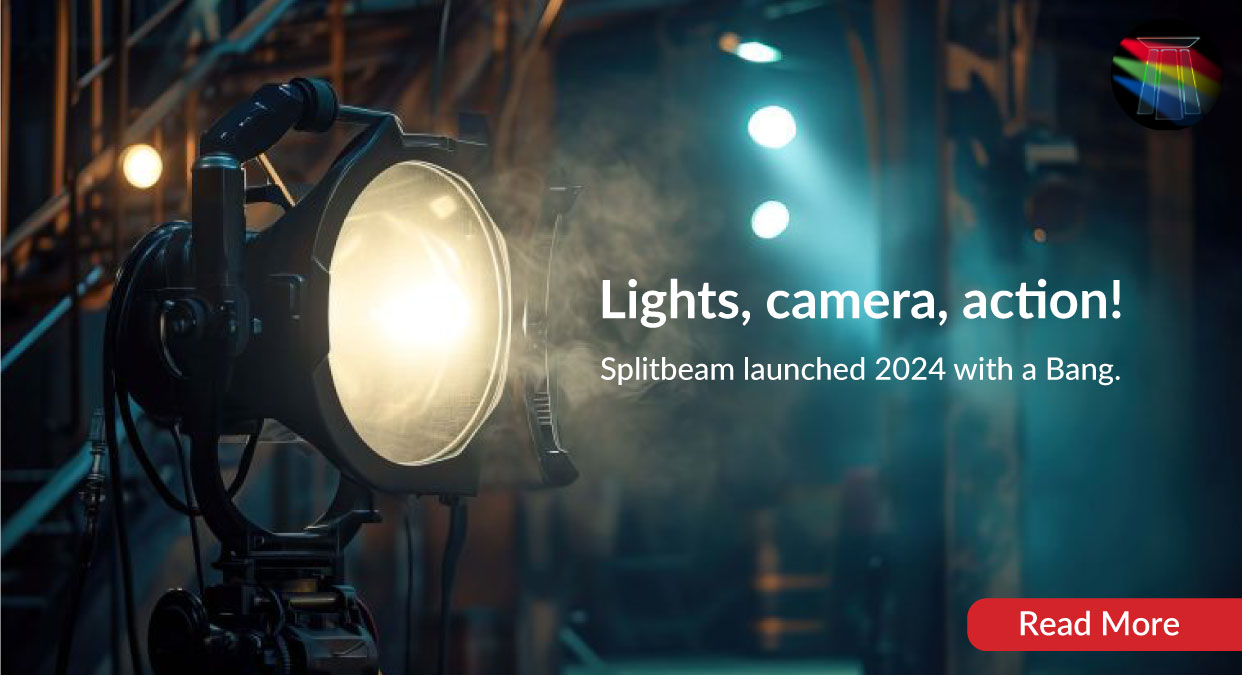 Lights, camera, action! Splitbeam launched 2024 with a Bang.